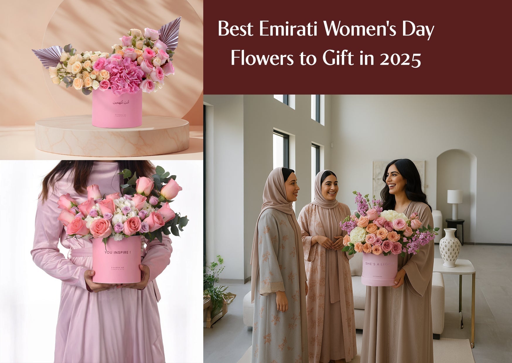 Best Emirati Women’s Day Flowers to Gift in 2025 | Gift flowers from ...